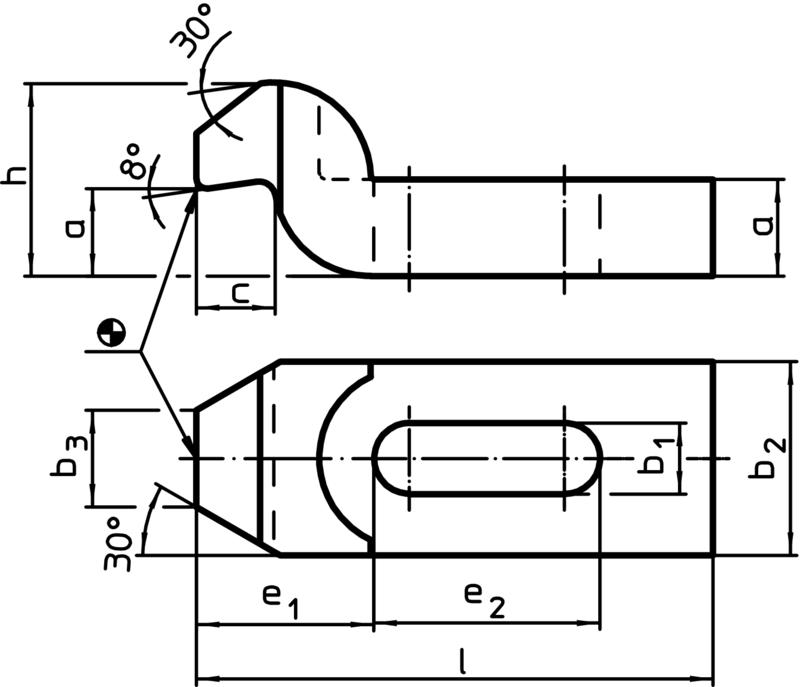 Spanneisen DIN 6316 gekröpft – DESETEC Spanntechnik